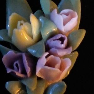 Jewelry | Porcelain Flower Brooch Pin | Poshmark